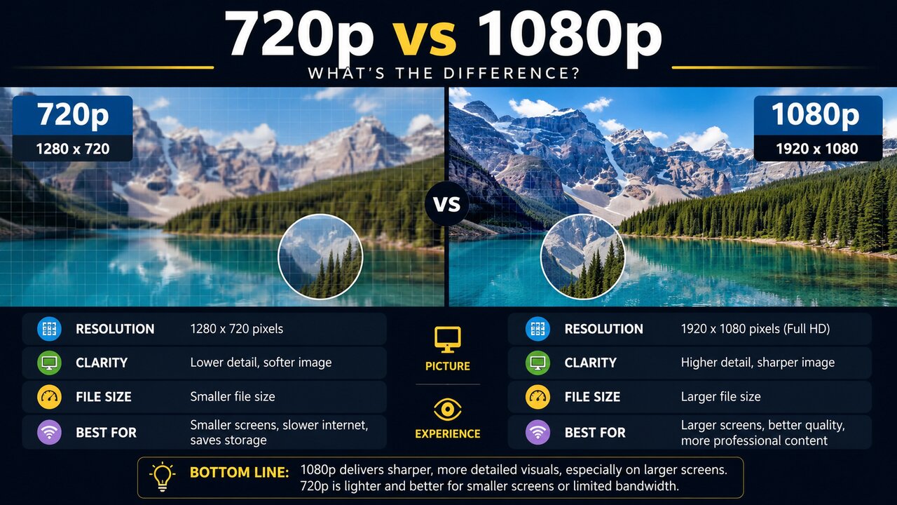 720p Vs 1080p Key Differences And Which One You Need Wink 7333