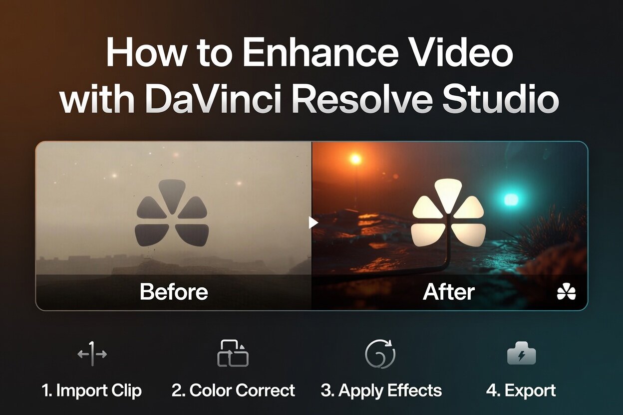 How to Enhance Video with DaVinci Resolve Studio for 4K Videos? | Wink
