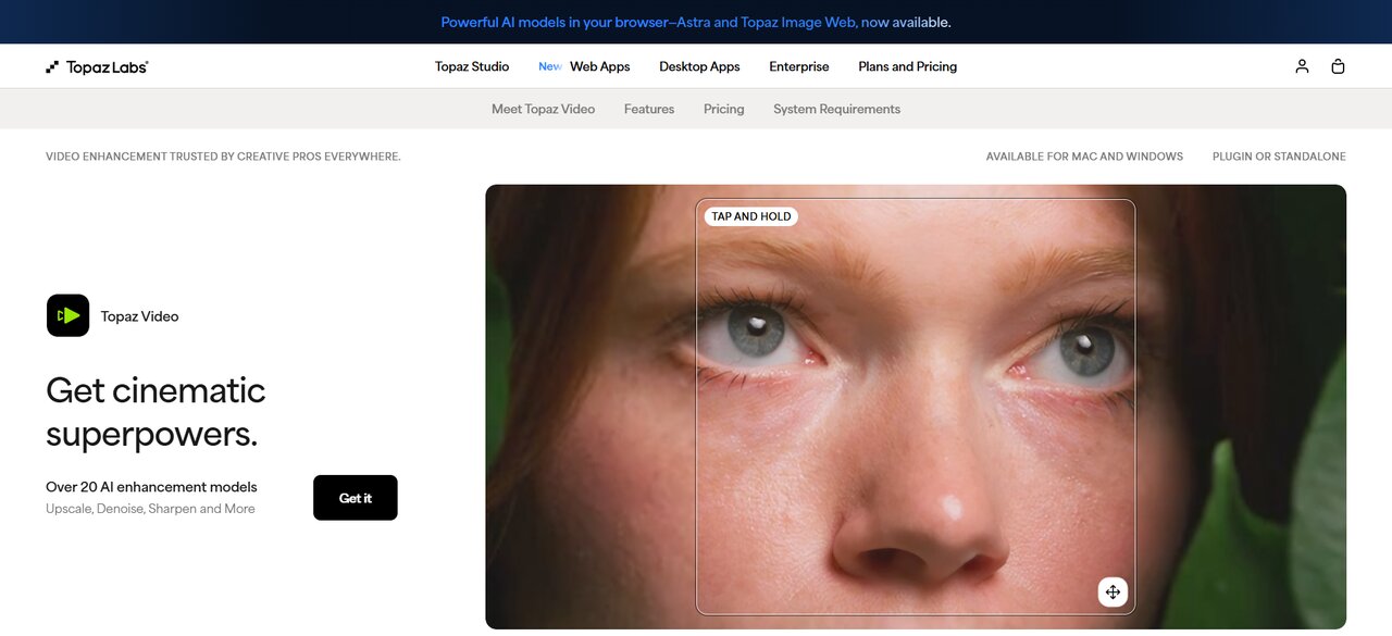 Topaz Labs Video Enhance AI Review: Power, Price & Free Option | Wink